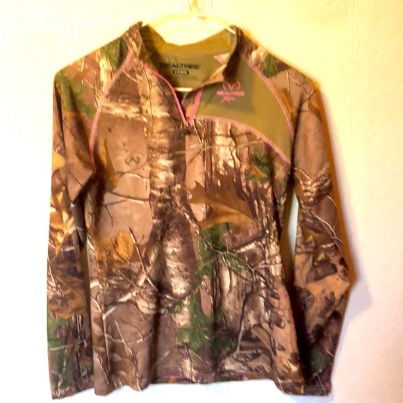 Shirts & Tops | Realtree 14 Zip Top | Poshmark